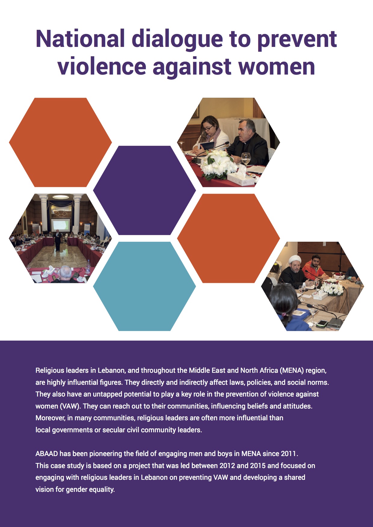 National Dialogue to Prevent Violence Against Women | Equimundo