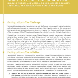 Getting to Equal: An Overview | Equimundo