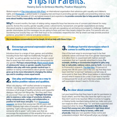 9 Tips for Parents: Raising Sons to Embrace Healthy, Positive ...