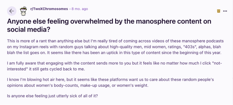 What is the Manosphere? | Equimundo